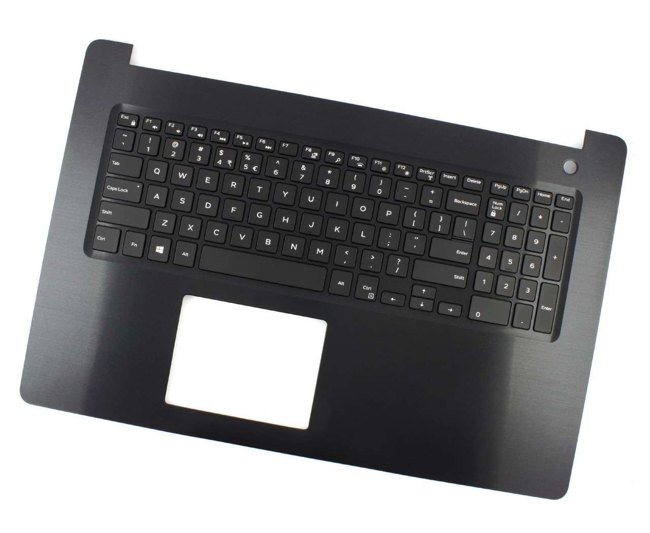 Tastatura Dell Inspiron 17 5770 Neagra cu Palmrest Negru iluminata ...