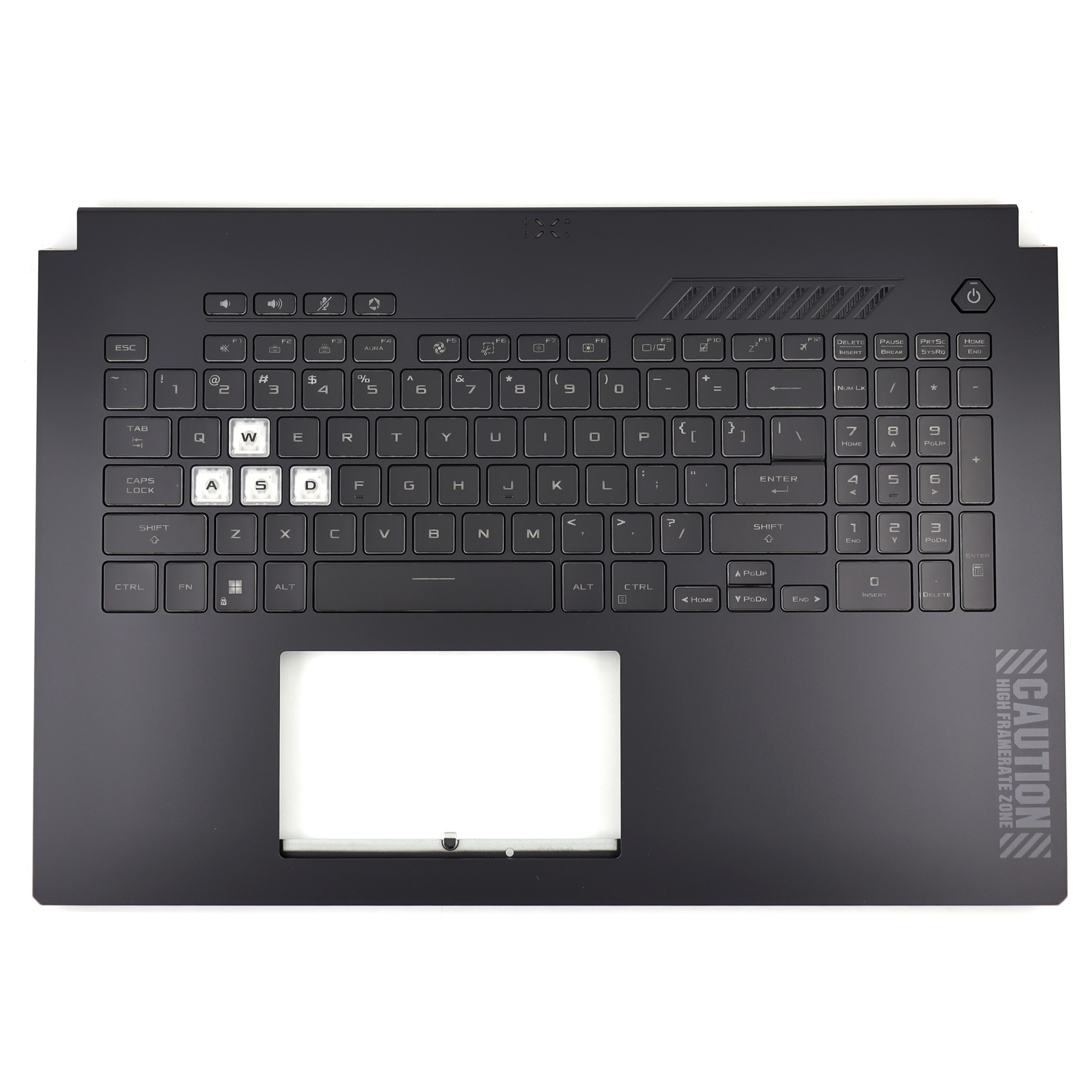 Tastatura Asus TUF FX707ZC4 Neagra cu Palmrest Negru fara TouchPad ...