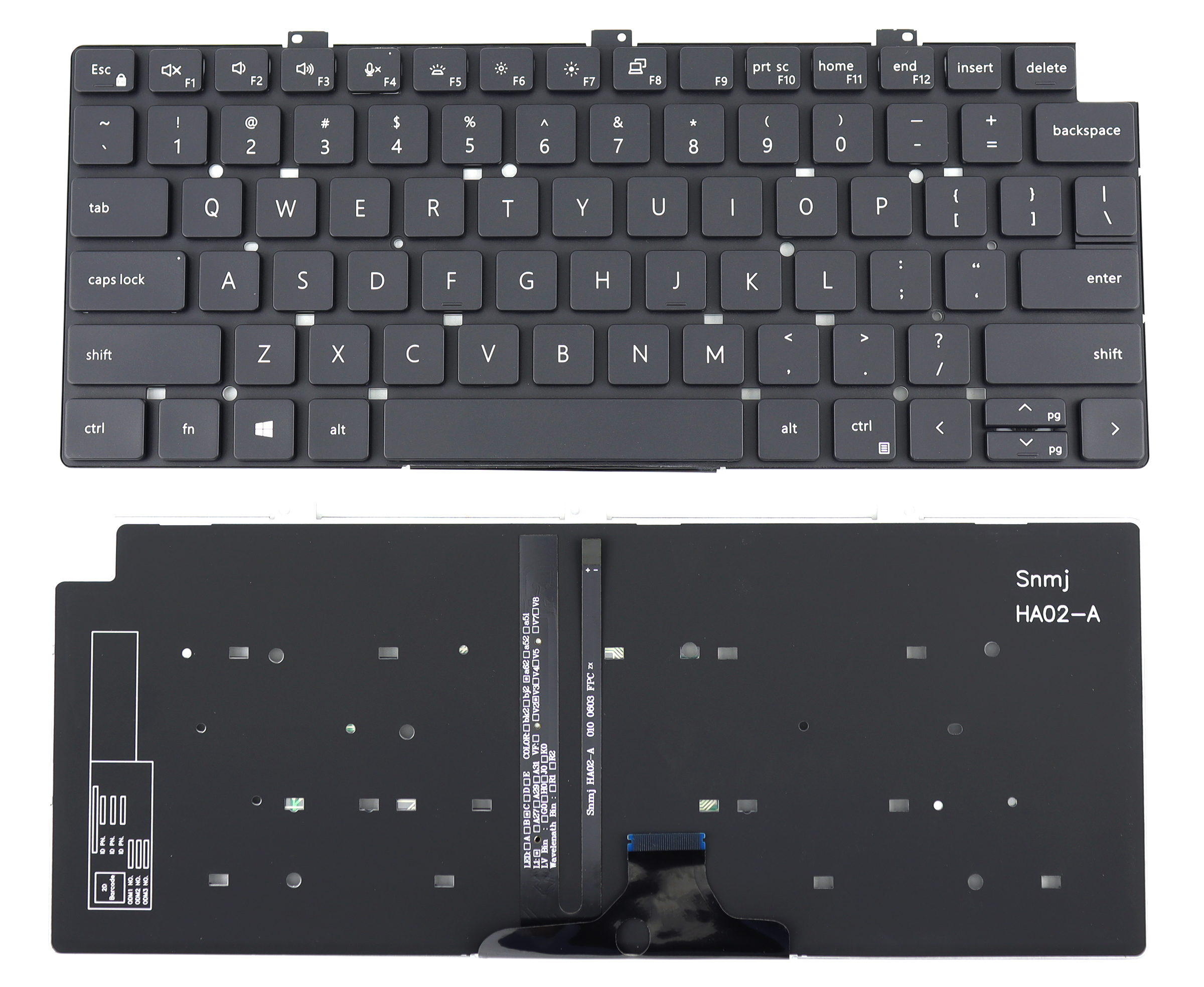 Tastatura Dell Latitude 7320 iluminata fara rama layout US enter mic ...