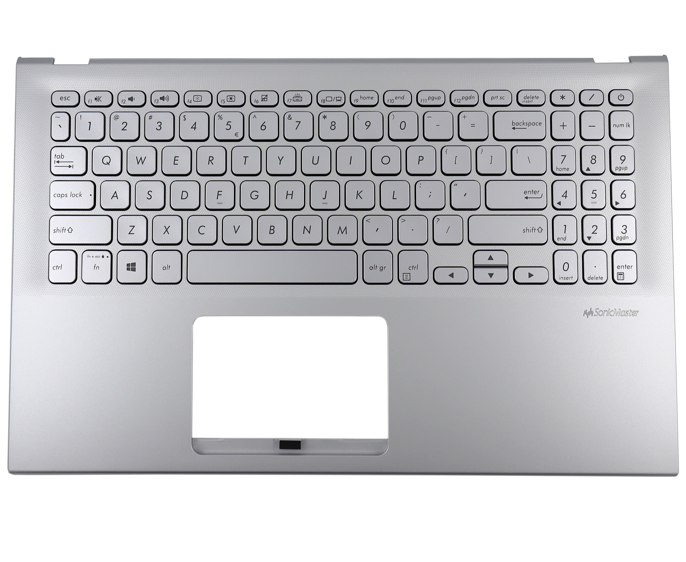 Tastatura Asus VivoBook P1504UA Argintie cu Palmrest Argintiu iluminata ...