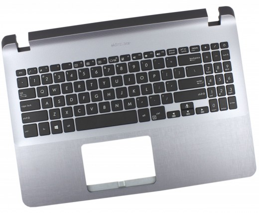 Tastatura Asus X507UA *Neagra cu Palmrest Gri*. Tastatura laptop Asus ...