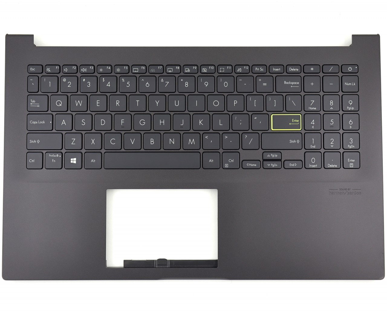 Tastatura Asus 90NB0TP1-R32UI0 Neagra cu Palmrest Negru iluminata ...