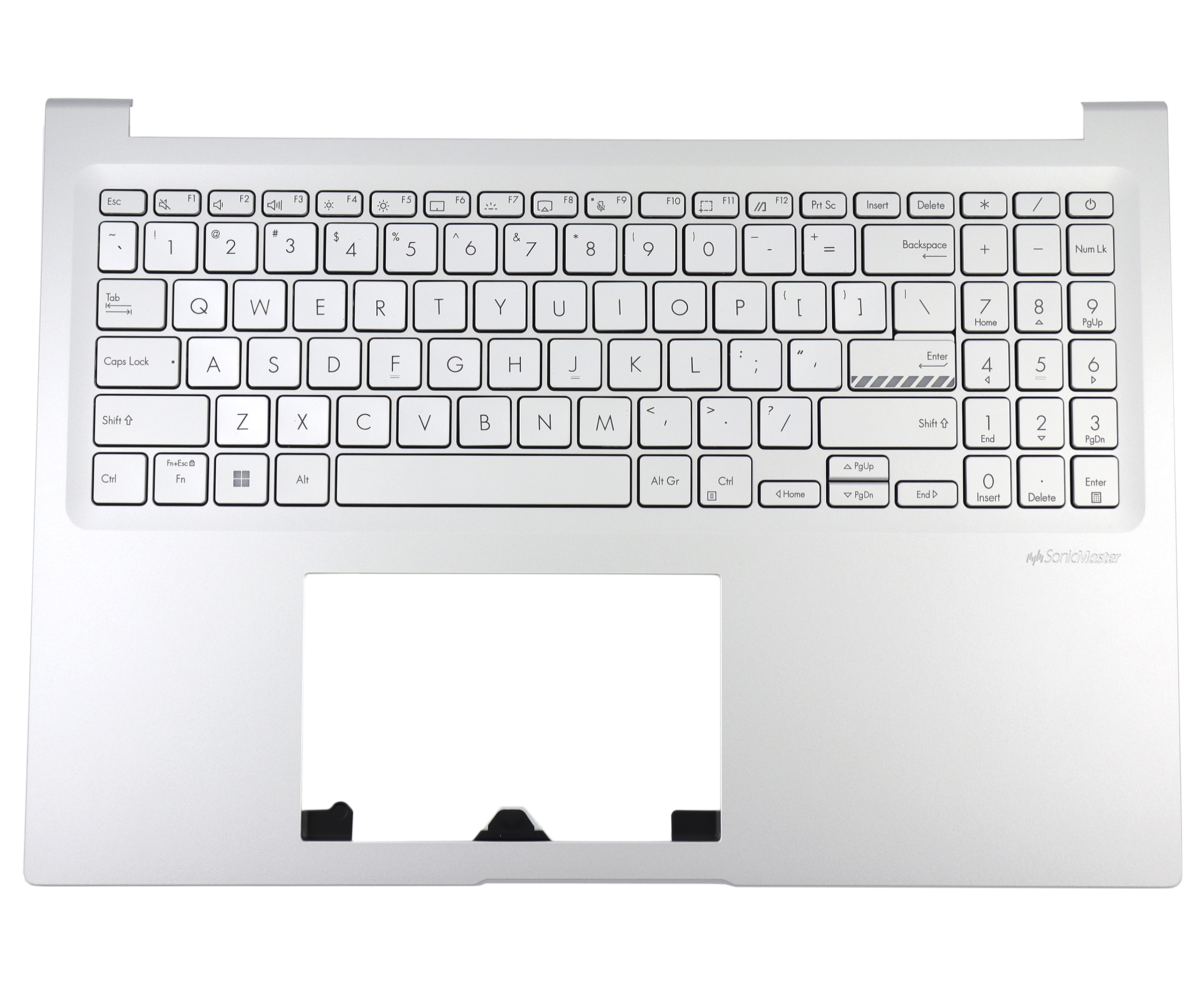 Tastatura Asus VivoBook 16X K3605ZV Argintie cu Palmrest Argintiu ...